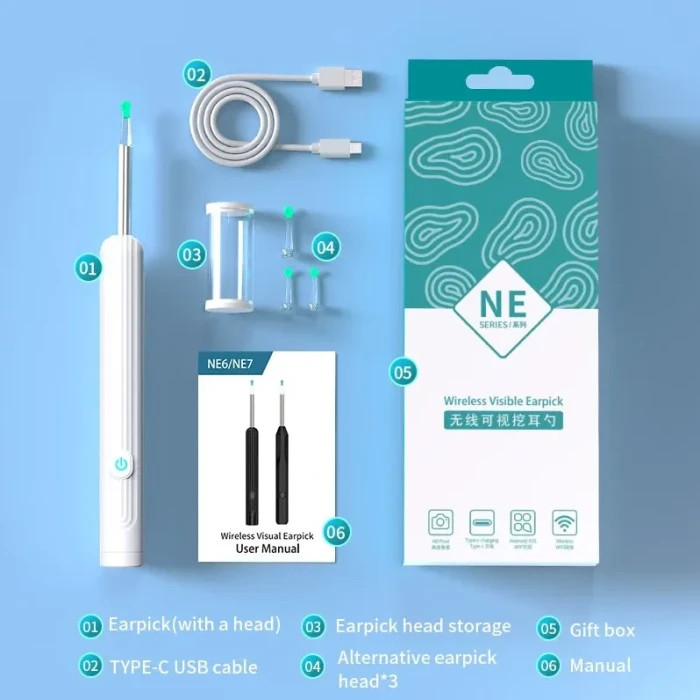 Buddyxpress-Wireless Smart Visual Ear Cleaner Tool